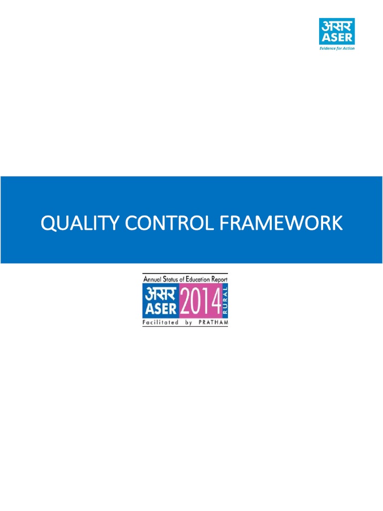 Qualitycontrolframework PDF | PDF | Business