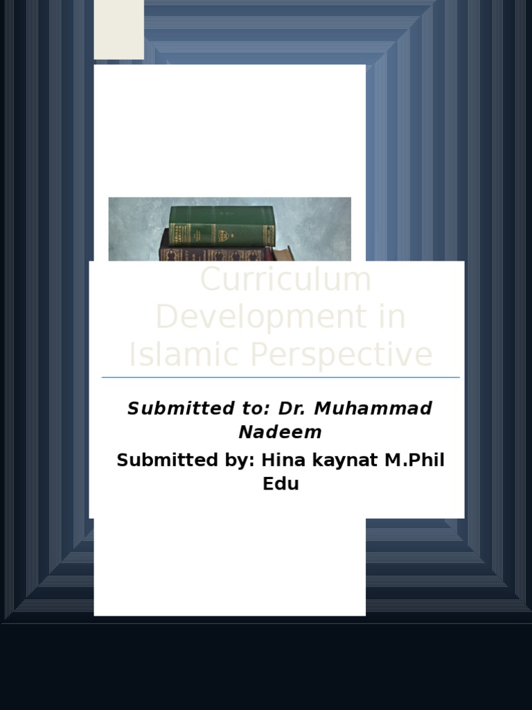 Curriculum Development in Islamic Perspective | PDF | Ulama | Quran