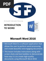 Lesson 4 - MS Word Inserting, Editing, Formatting Objects | PDF | Hyperlink | Software