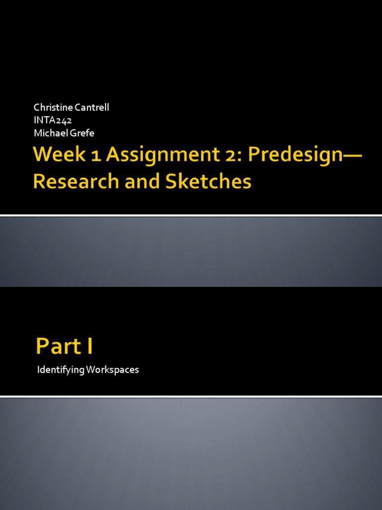 Christine Cantrell INTA242 Michael Grefe | PDF | Stairs | Computing And ...