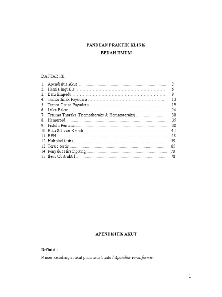 PPK Bedah | PDF
