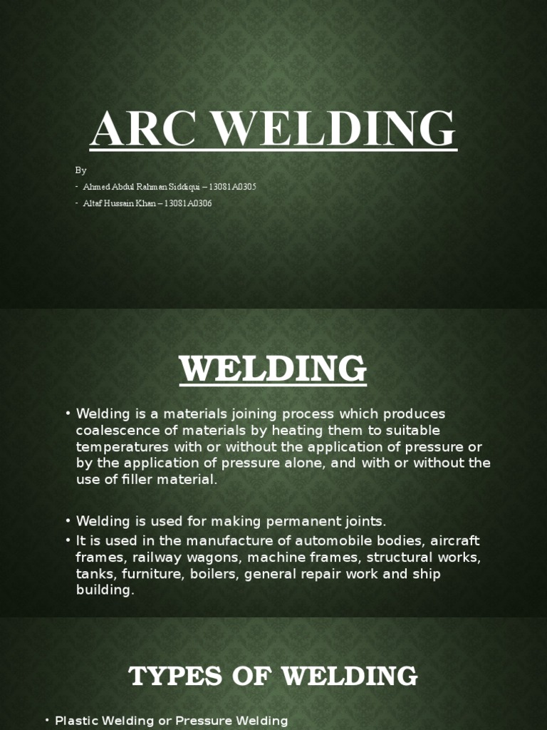 Arc Welding | PDF | Welding | Construction