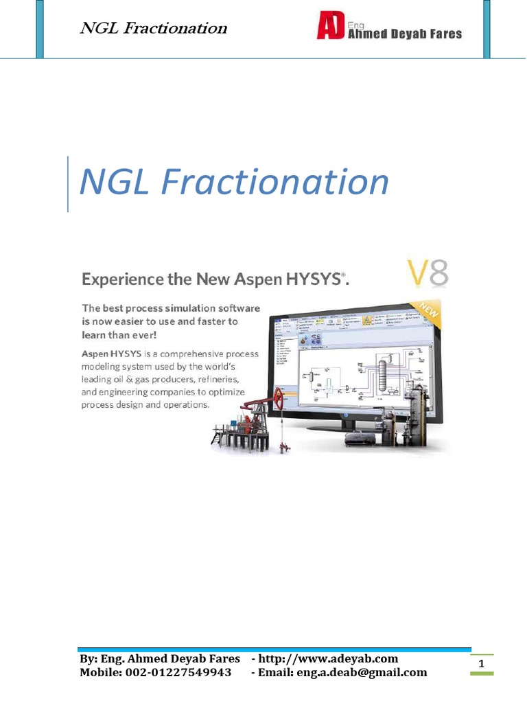 NGL Fractionation Using HYSYS | PDF | Natural Gas Processing | Gases