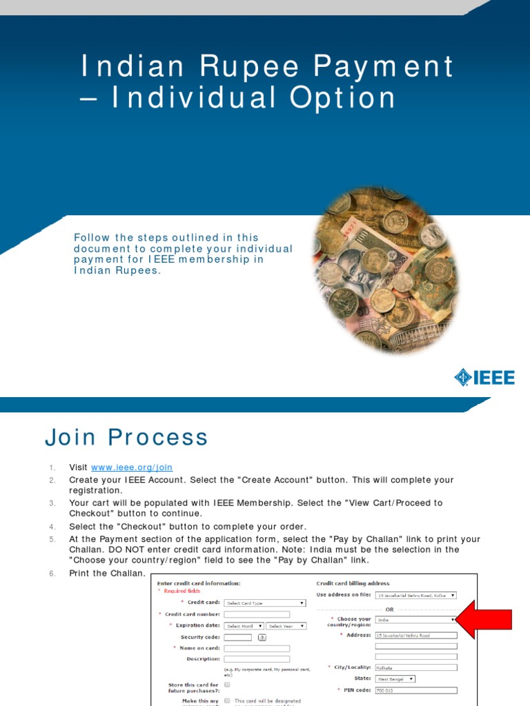 Individual Payment Steps PDF | PDF
