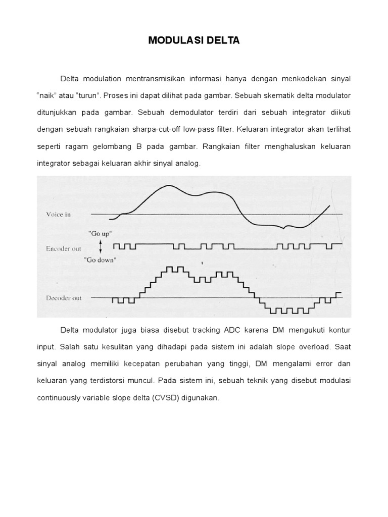 Delta Modulation dan DPCM | PDF | Komputer