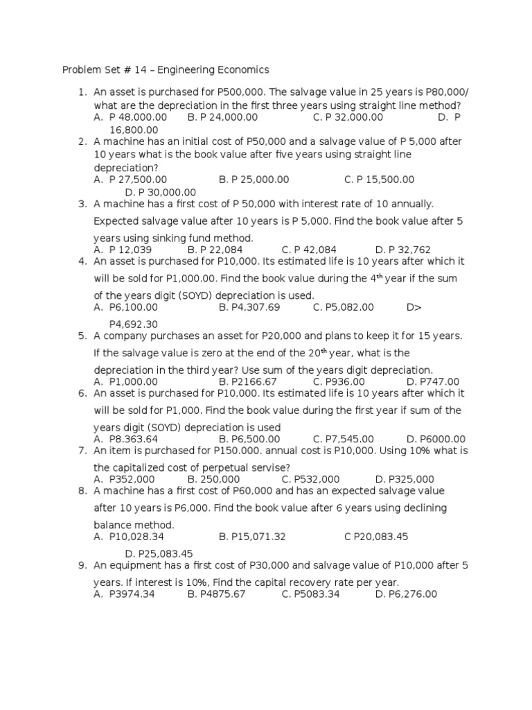 1231231 | PDF | Depreciation | Money