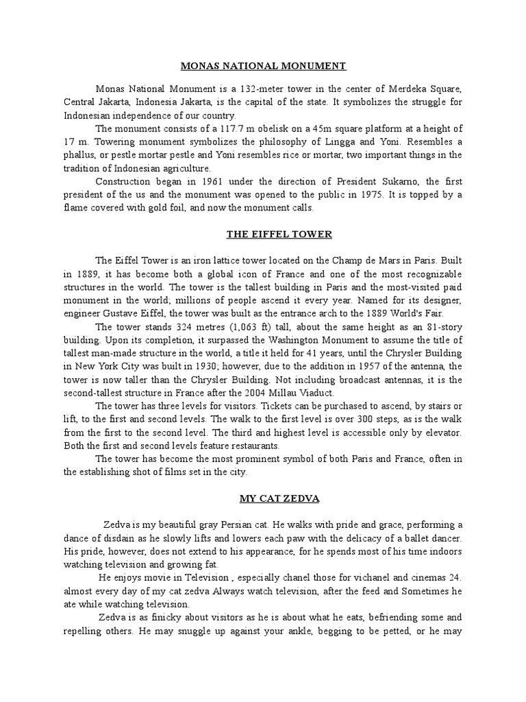 Contoh Descriptive Text | PDF | Nature