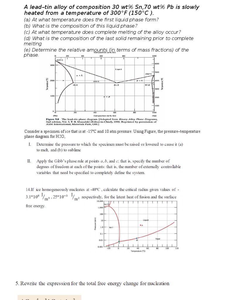 Problems Mod2 | PDF | Phase (Matter) | Steel