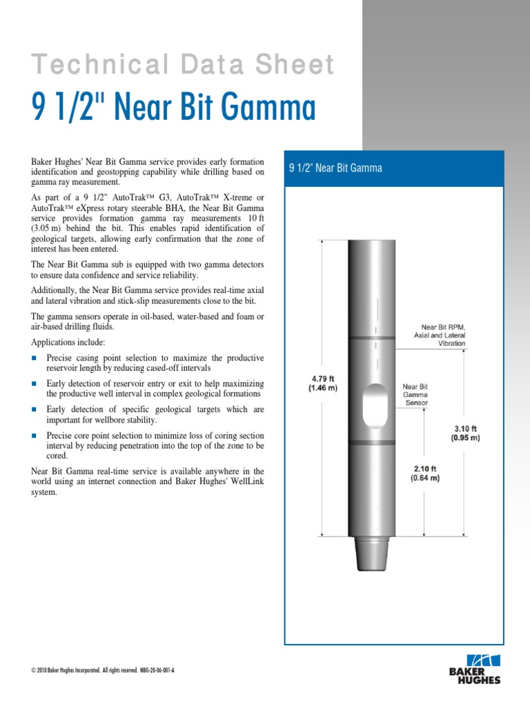 Near Bit Gamma | Mechanical Engineering | Technology