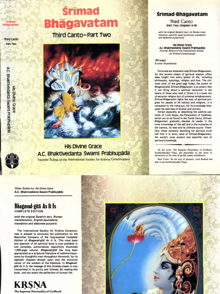 Srimad-Bhagavatam Third Canto Volume 2 | PDF | Bhagavata Purana | Bhagavad Gita