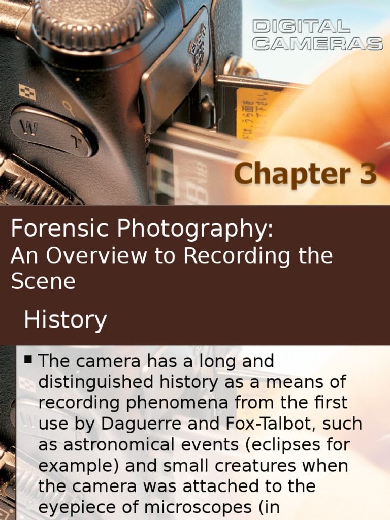 Evolution of Forensic Photography Techniques | PDF | Camera Lens | Aperture
