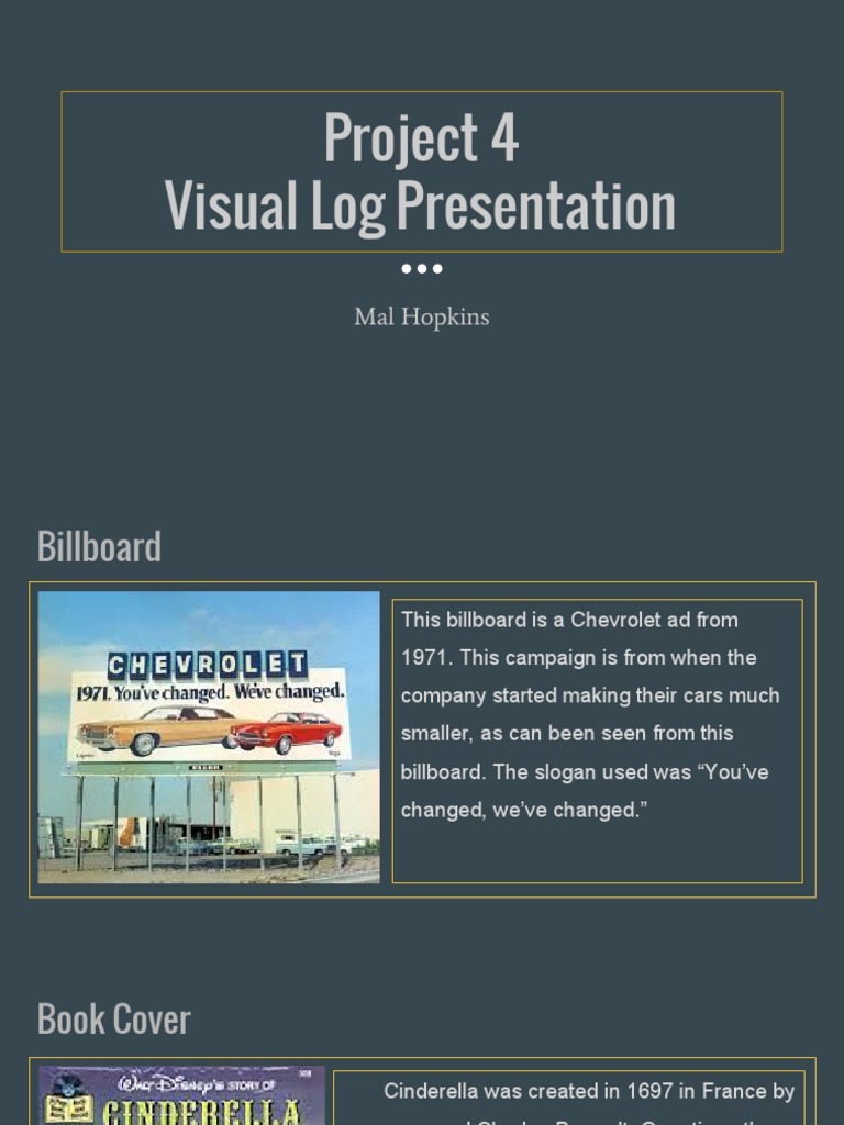 Mals Visual Log Presentation-Project 4 | PDF | Logos | Advertising