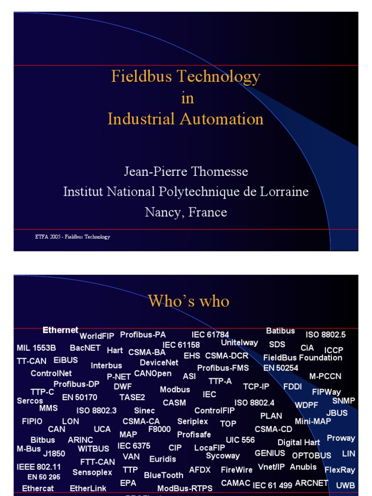 Fieldbus Technology Industrial Automation | PDF | Osi Model ...