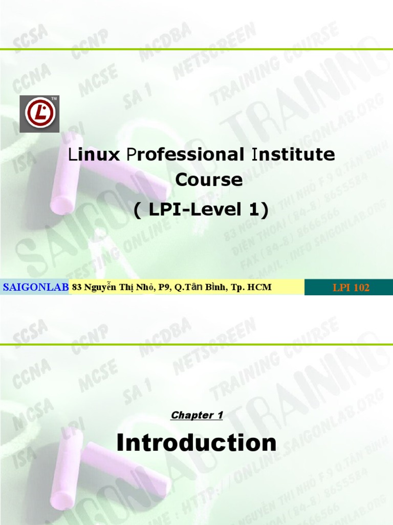 LPI 101 Ch01 Introduction | PDF | Linux | Server (Computing)