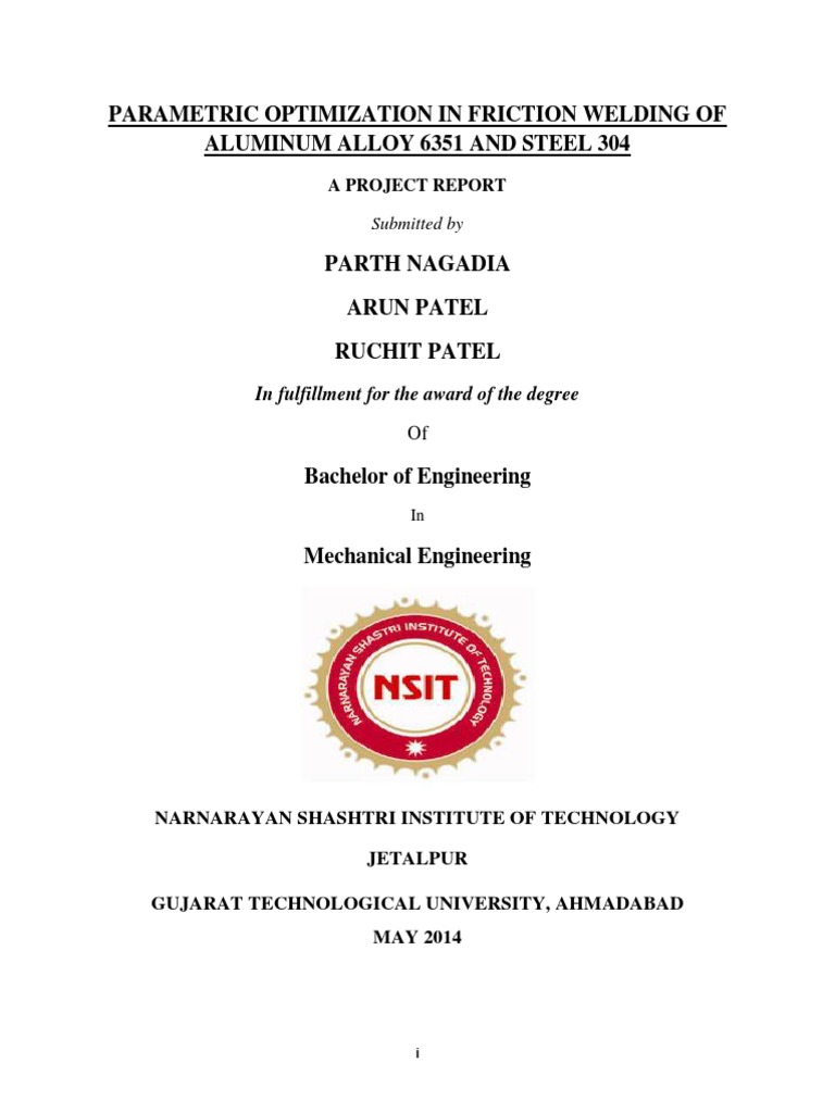 8th Sem Project Report | PDF | Welding | Construction