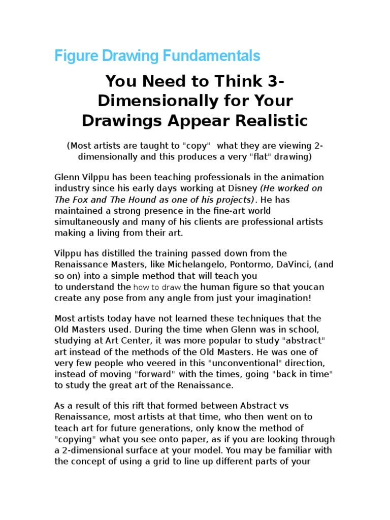 Figure Drawing Fundamentals | PDF | Dvd | Drawing