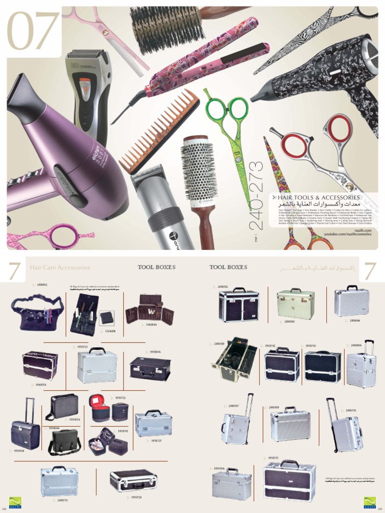 Nazih Cosmetics Catalogue Section 7 (Part 1) | PDF | Hairdressing ...