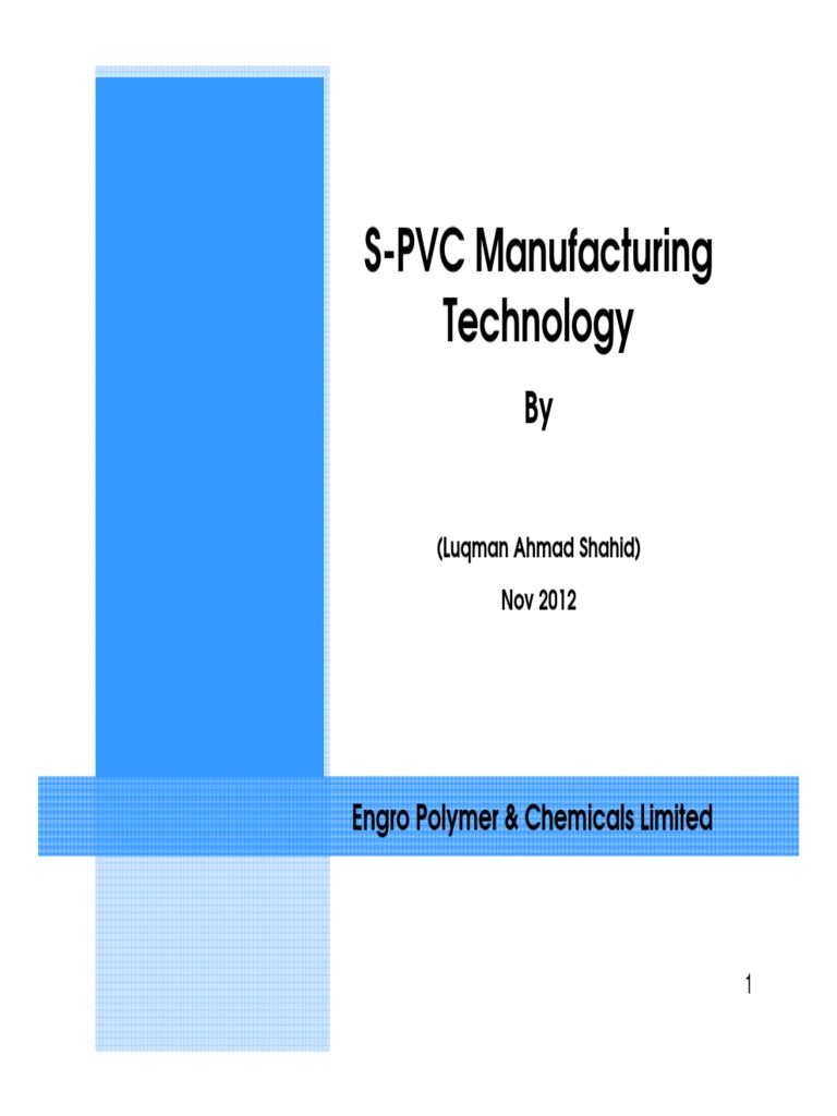 PVC Manufacturing Technology Overview | PDF | Polyvinyl Chloride ...