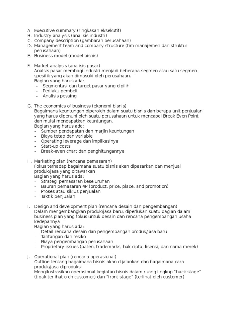 Business Plan | PDF | Bisnis | Komputer