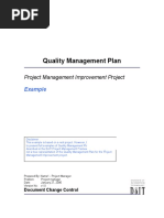 Quality Assurance Plan Template | PDF | Quality Assurance | Risk Management