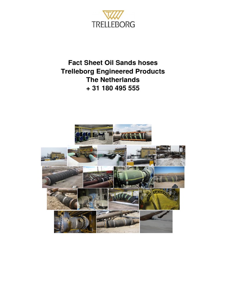Oil Sands Fact Sheet | PDF | Quality Assurance | Pipe (Fluid Conveyance)