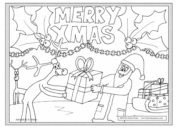 Christmas Colouring 2 | PDF
