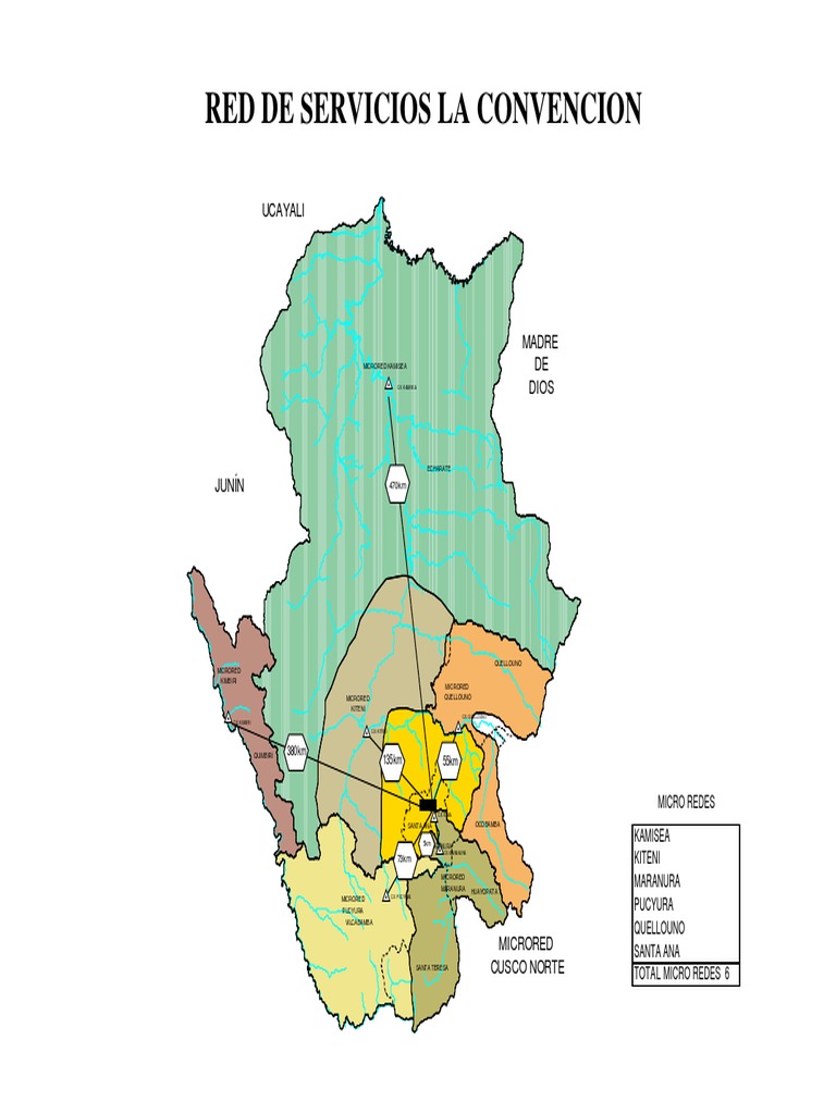 Mapas Red La Convencion | PDF