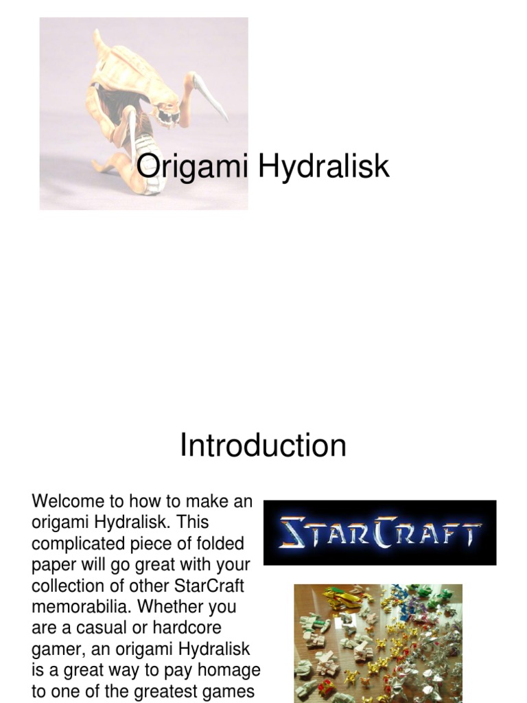 7A20 - Hydralisk Instructions | PDF | Origami | Nature