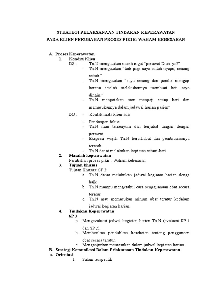 SPTK Waham Kebesaran (Diah Nur Umami, III F) | PDF