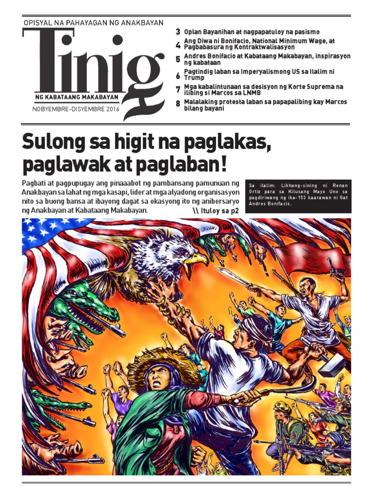 Tinig Nobyembre-Disyembre 2016 Final | PDF