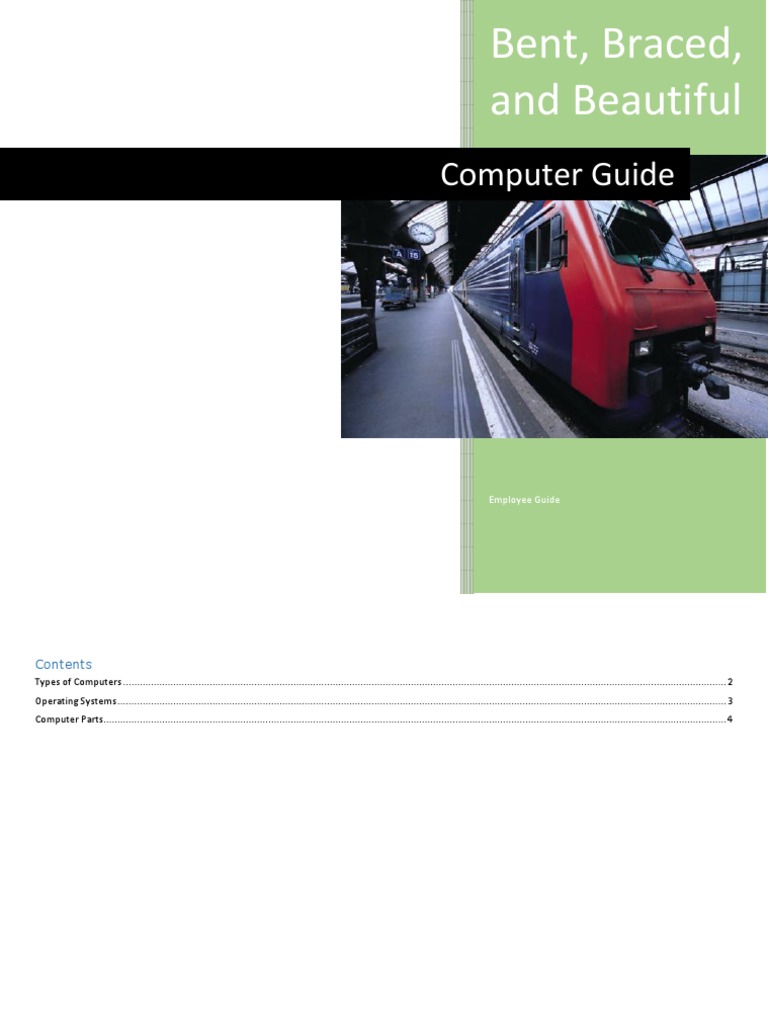 Computer Guide: Bent, Braced, and Beautiful | PDF