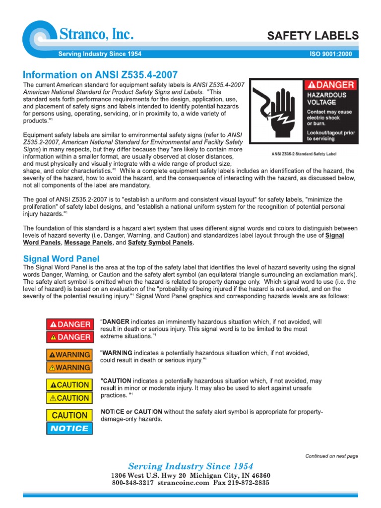 Stranco Inc - Info on ANSI Z535-4.pdf