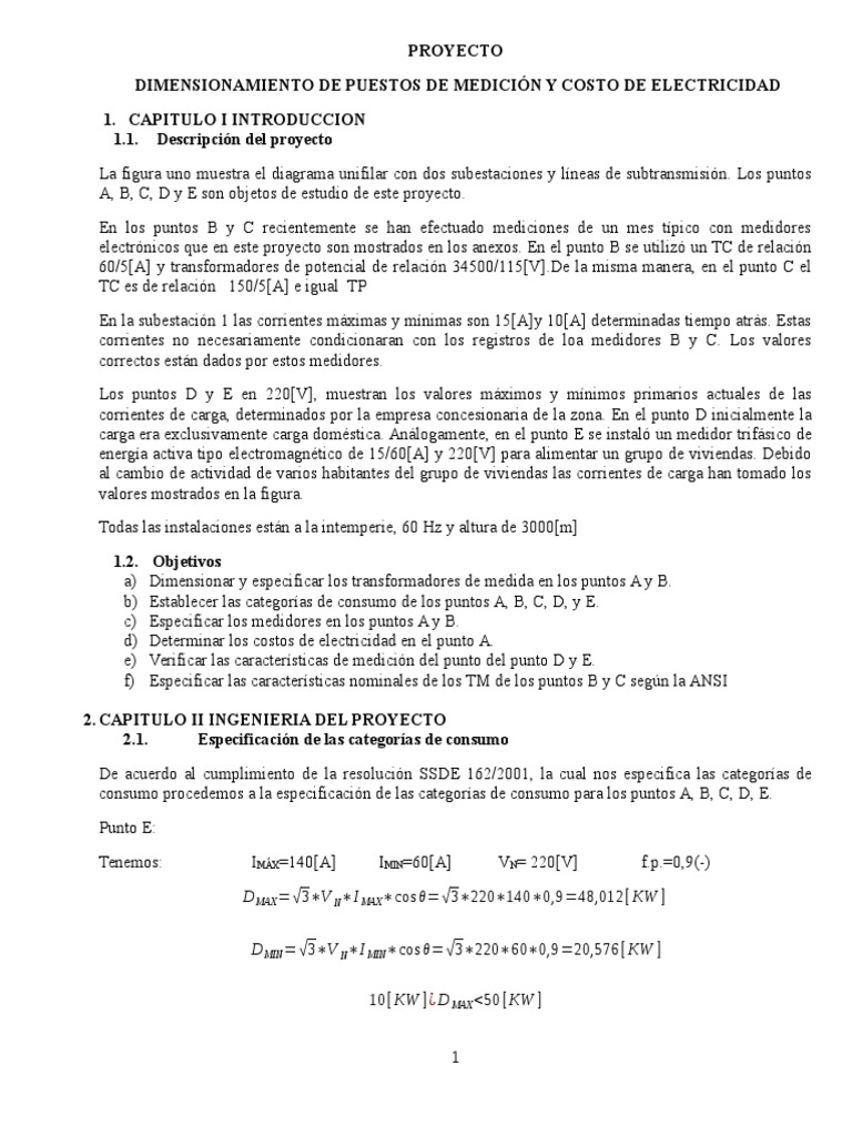 Proyecto Mediciones Electricas | PDF | Transformador | voltaje