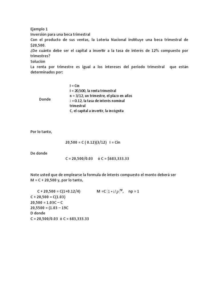 Ejemplo de Perpetuidad | PDF