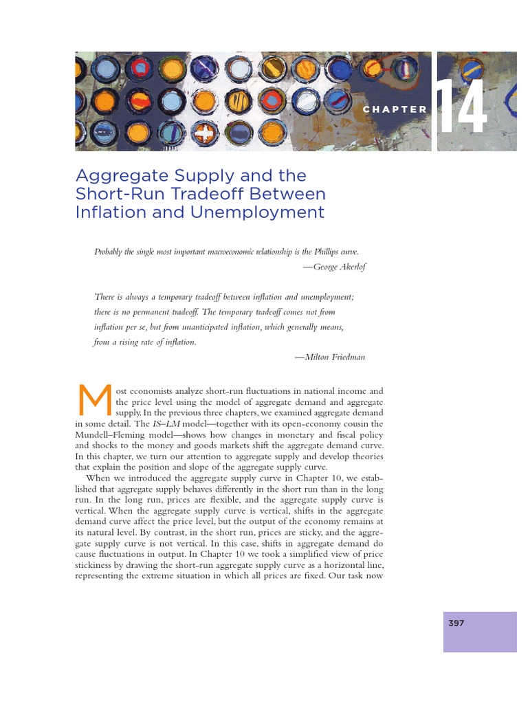 Mankiw Chapter 14 | PDF | Phillips Curve | Inflation
