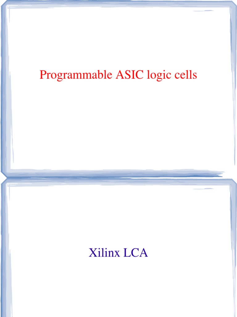Programmable ASIC Logic Cells | PDF | Computer Engineering | Digital ...