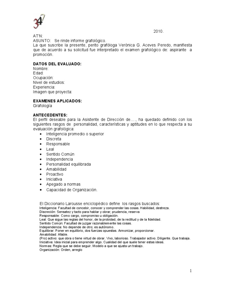 Ejemplo Reporte Con Graficas | PDF | Inteligencia | Sicología