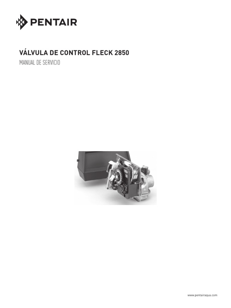 Manual de Servicio-Válvula de Control Fleck 2850 PDF | PDF | Engranaje ...