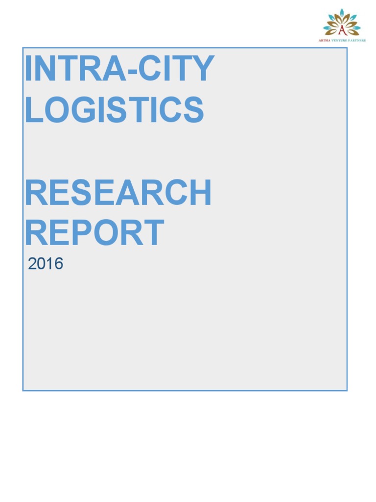 Logistics Research Report Draft | PDF | Logistics | Economic Growth