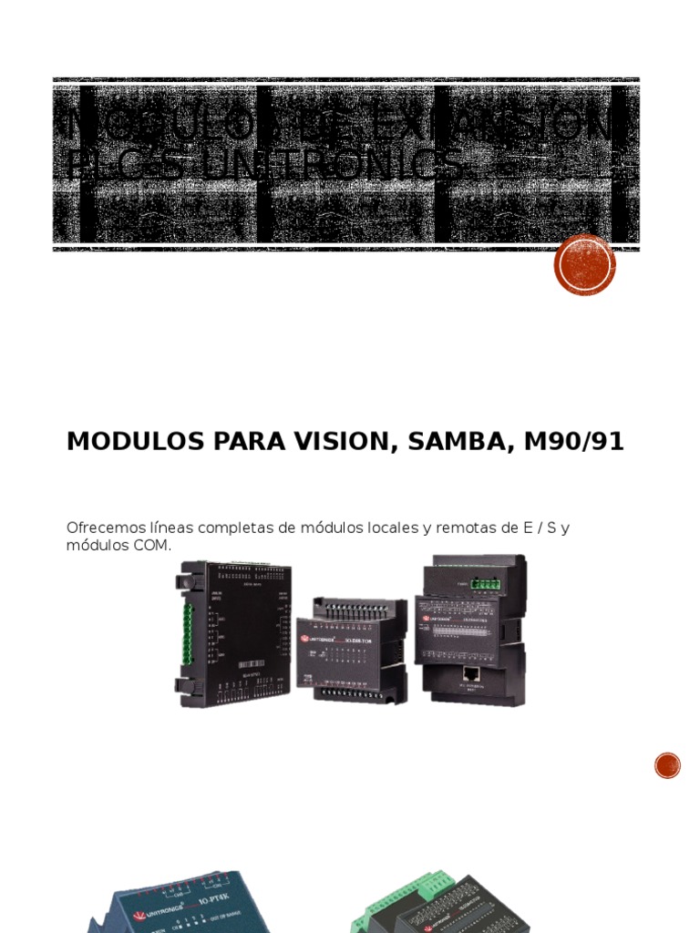 PLC's UNITRONICS | PDF | paquete general de Radio sevicio | Hardware de ...