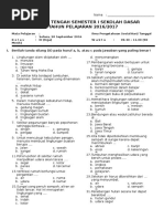 30 Latihan Soal IPAS Kelas 3 SD Bab 1 Semester 1 Kurikulum Merdeka Mari Kenali Hewan Di Sekitar ...