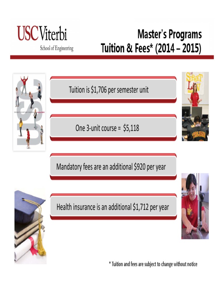 USC Tuition Costs for 2015 | PDF | Career & Growth | Business