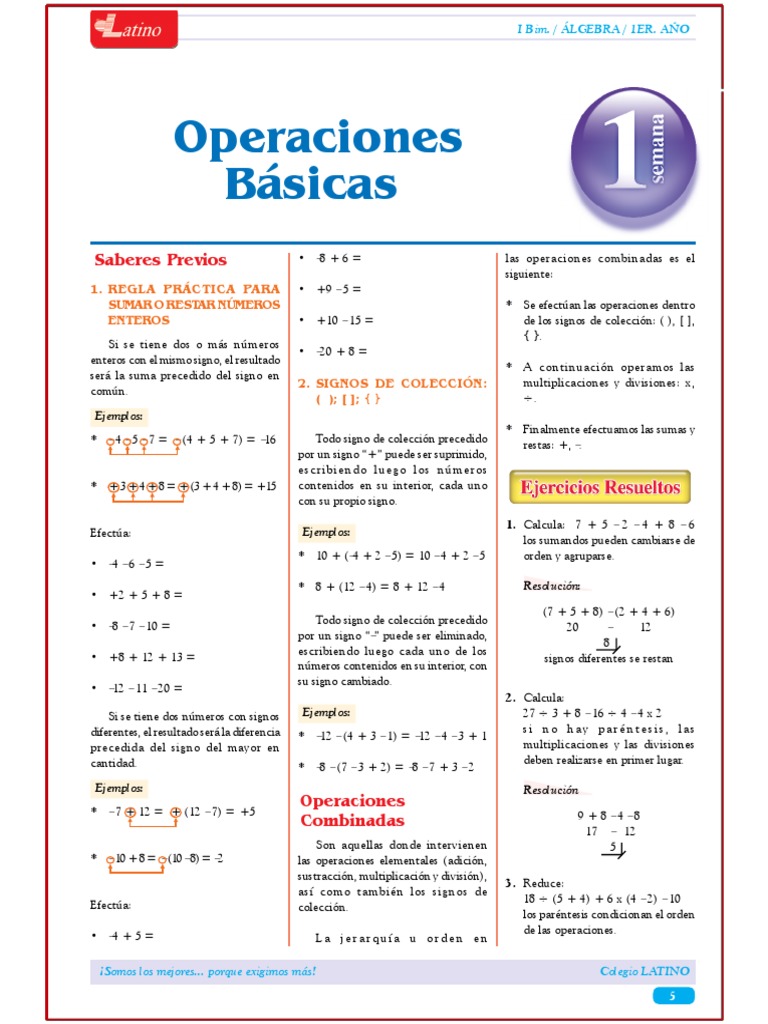 Operaciones Basicas de Algebra | Pi | Exponenciación