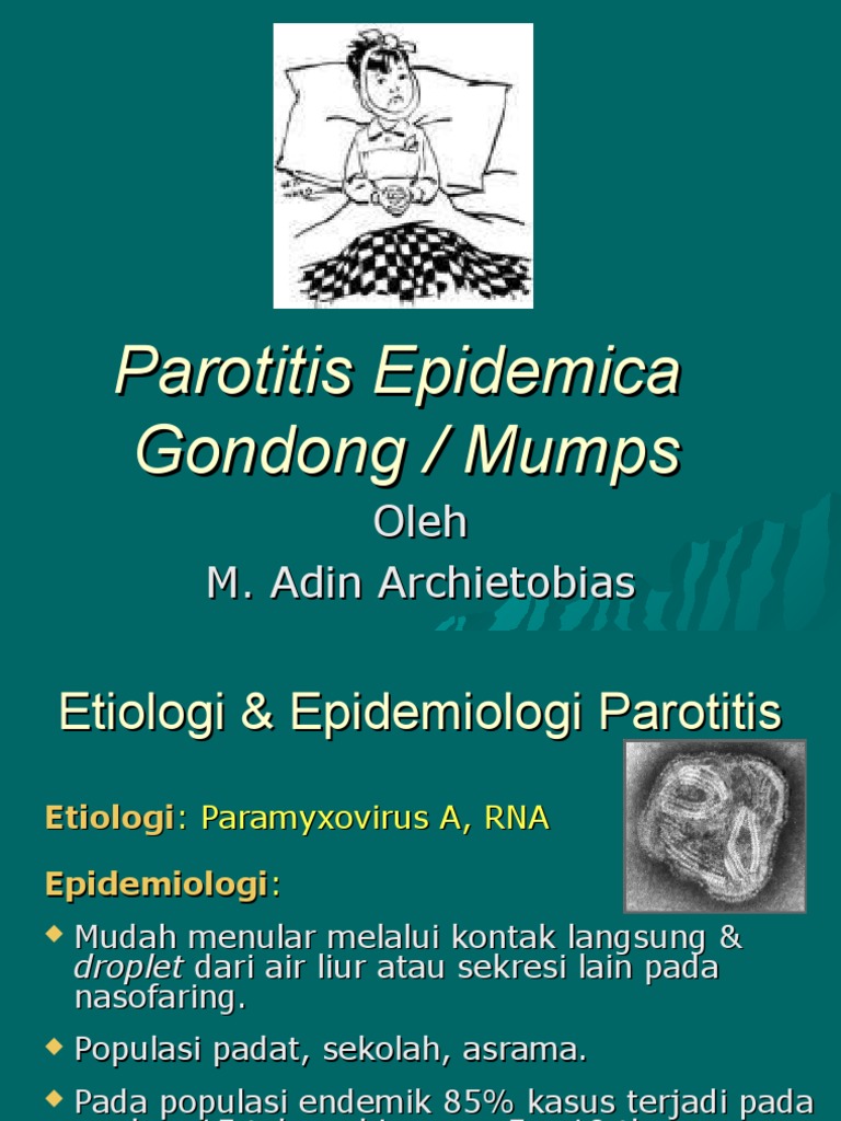 Mengobati Parotitis Epidemika: Pendekatan Klinis terhadap Mumps | PDF