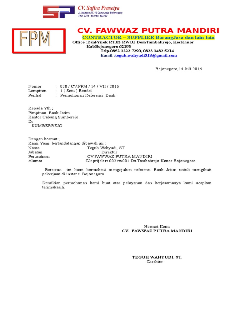 Permohonan Bank Garansi | PDF