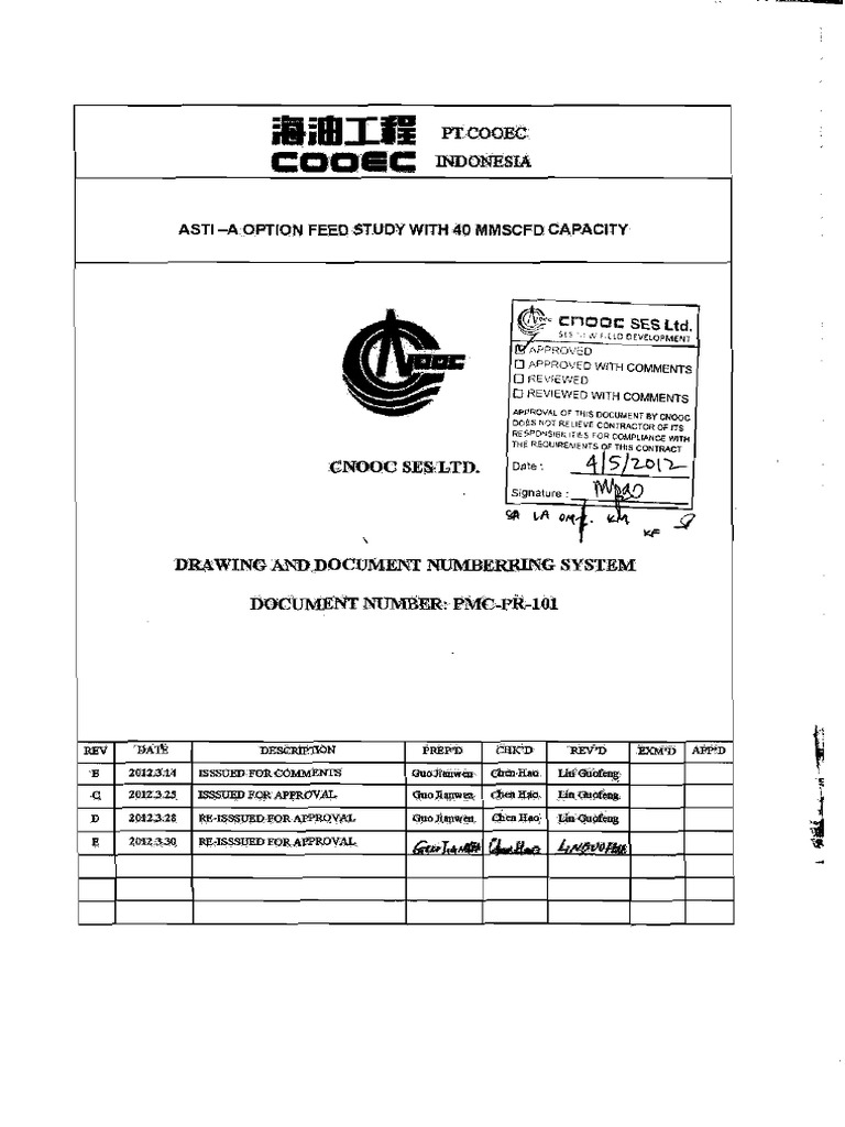 PMC-PR-101 REV.E Drawing & Document Numbering System | PDF