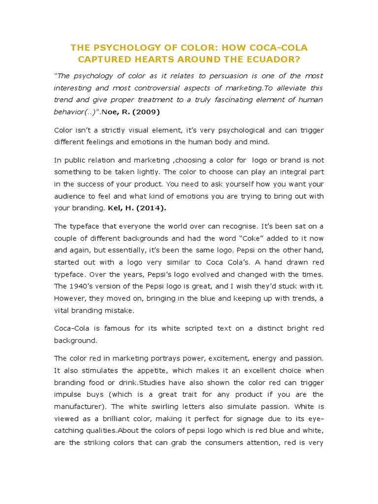 The Psychology of Color | PDF