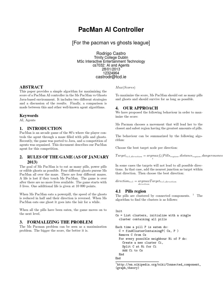 Pacman Report | PDF | Median | Cluster Analysis