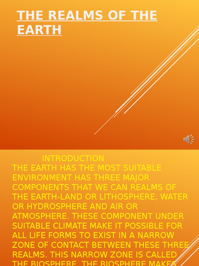 Major Realms of the Earth Explained | PDF | Science & Mathematics
