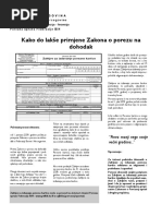Novi Obrazac PK1001 Bos | PDF